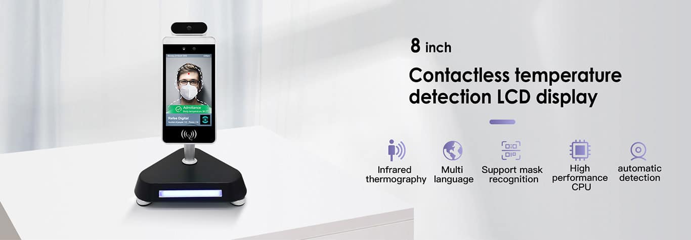 Body Temperature Detection Attendance Kiosk - digital signage and touch ...